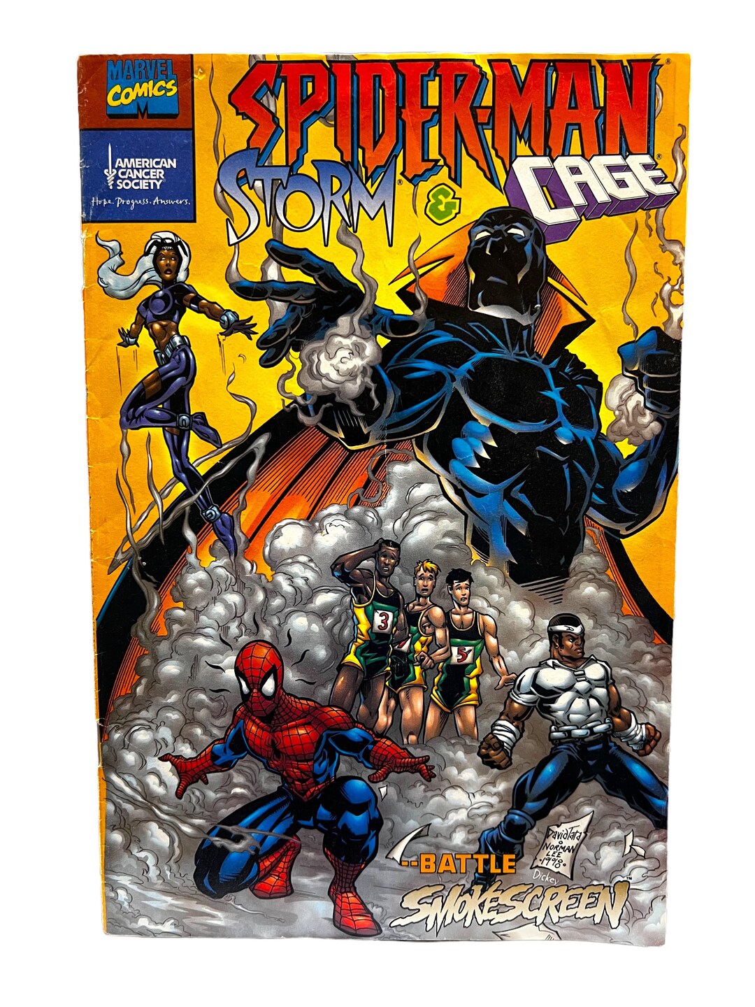 The AMAZING SPIDER-MAN Storm & Cage Battle Smoke Screen - Etsy