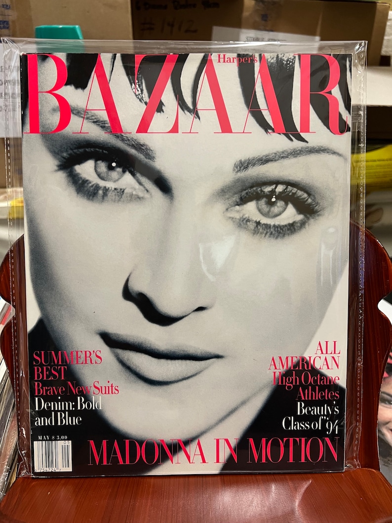 MADONNA Vintage Magazines -VOGUE, BAZAAR 1992-2005 - Etsy