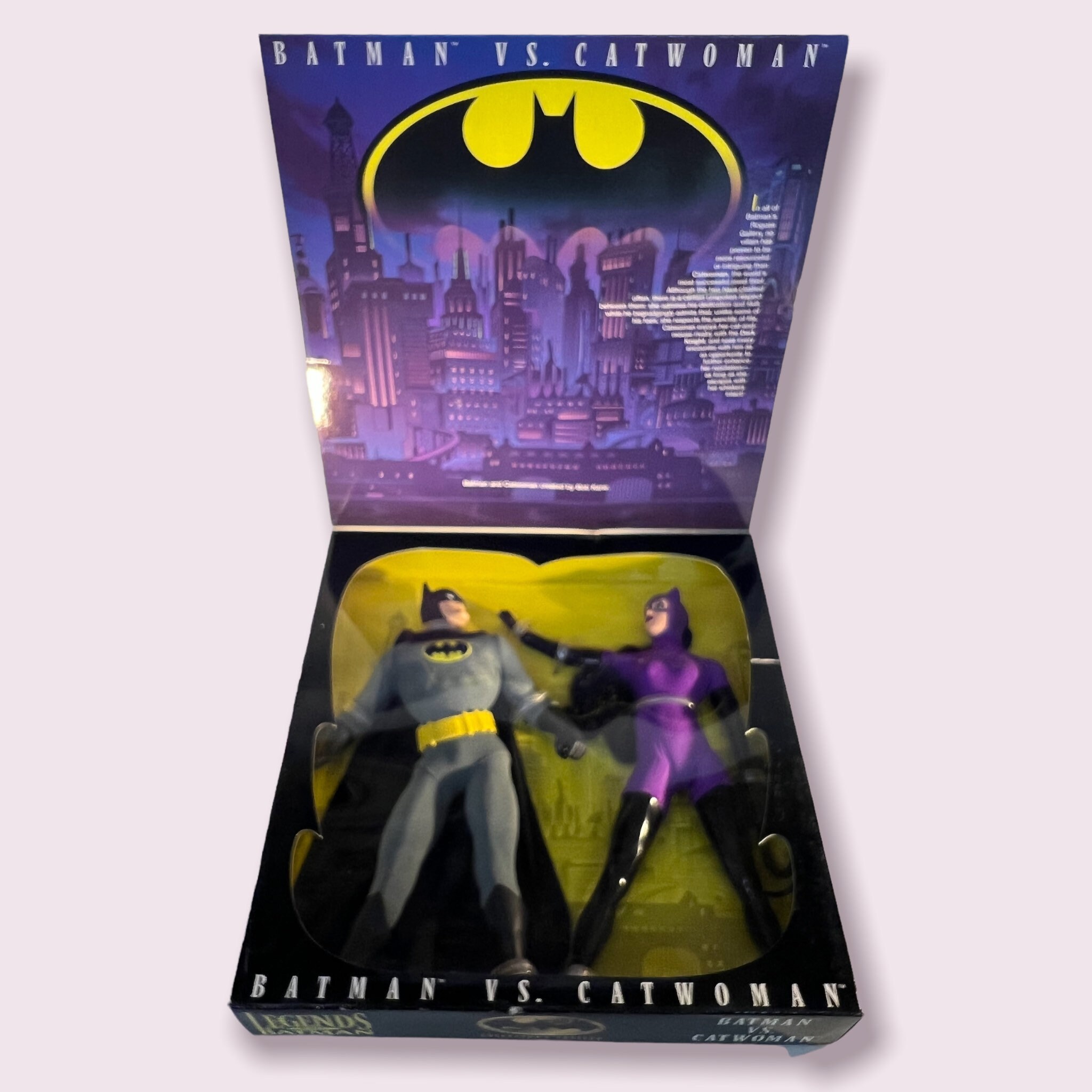 1996 Kenner Legends of Batman: BATMAN Vs. CATWOMAN Action - Etsy
