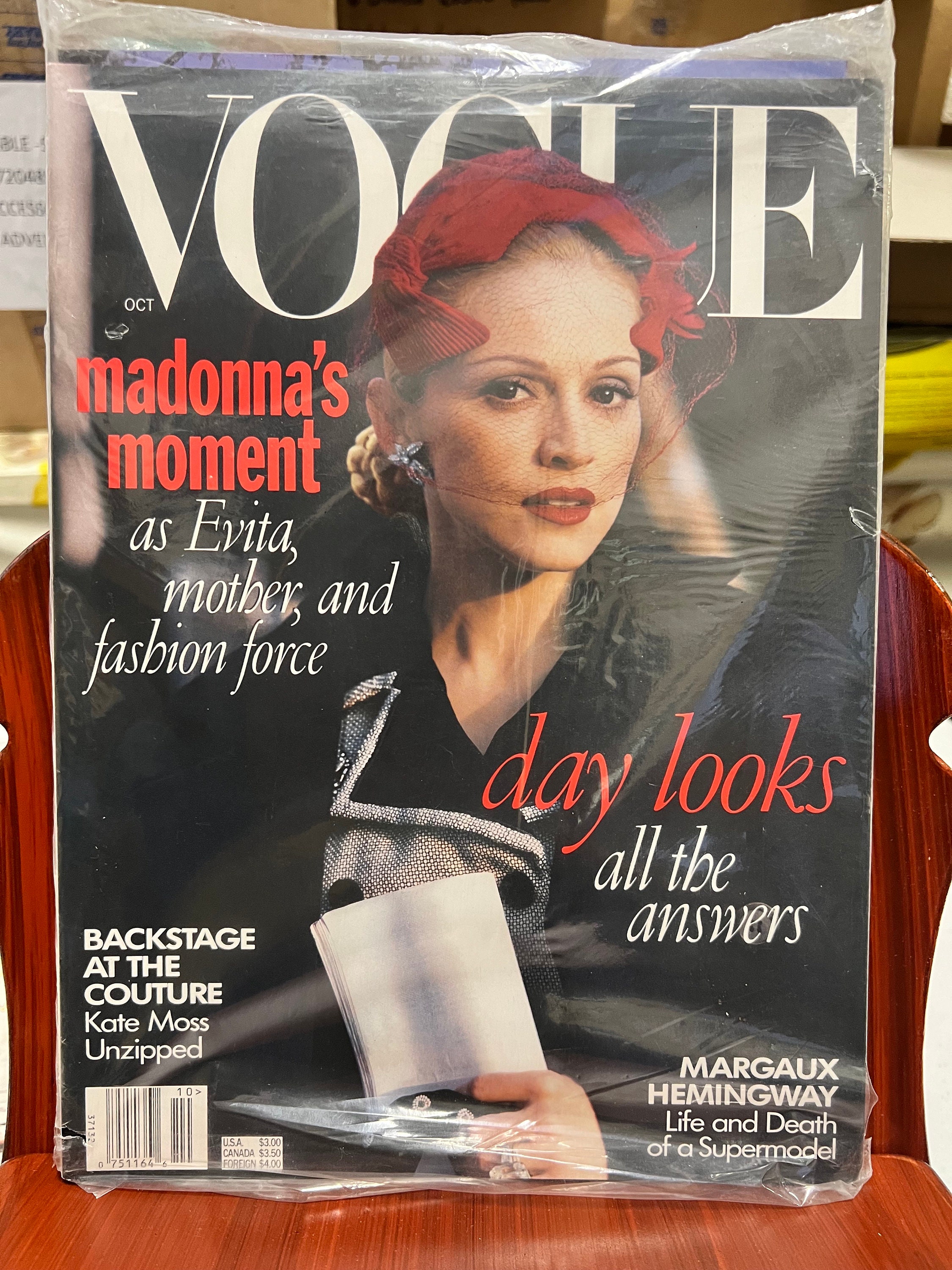 MADONNA Vintage Magazines -VOGUE, BAZAAR 1992-2005 - Etsy