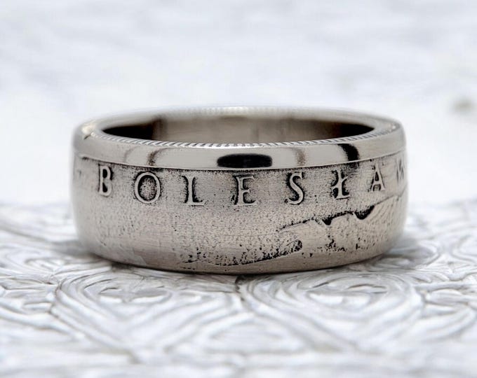 Poland Ring Signet Ring Polish Ring With Eagle Crown, Jewelry, Gift ...