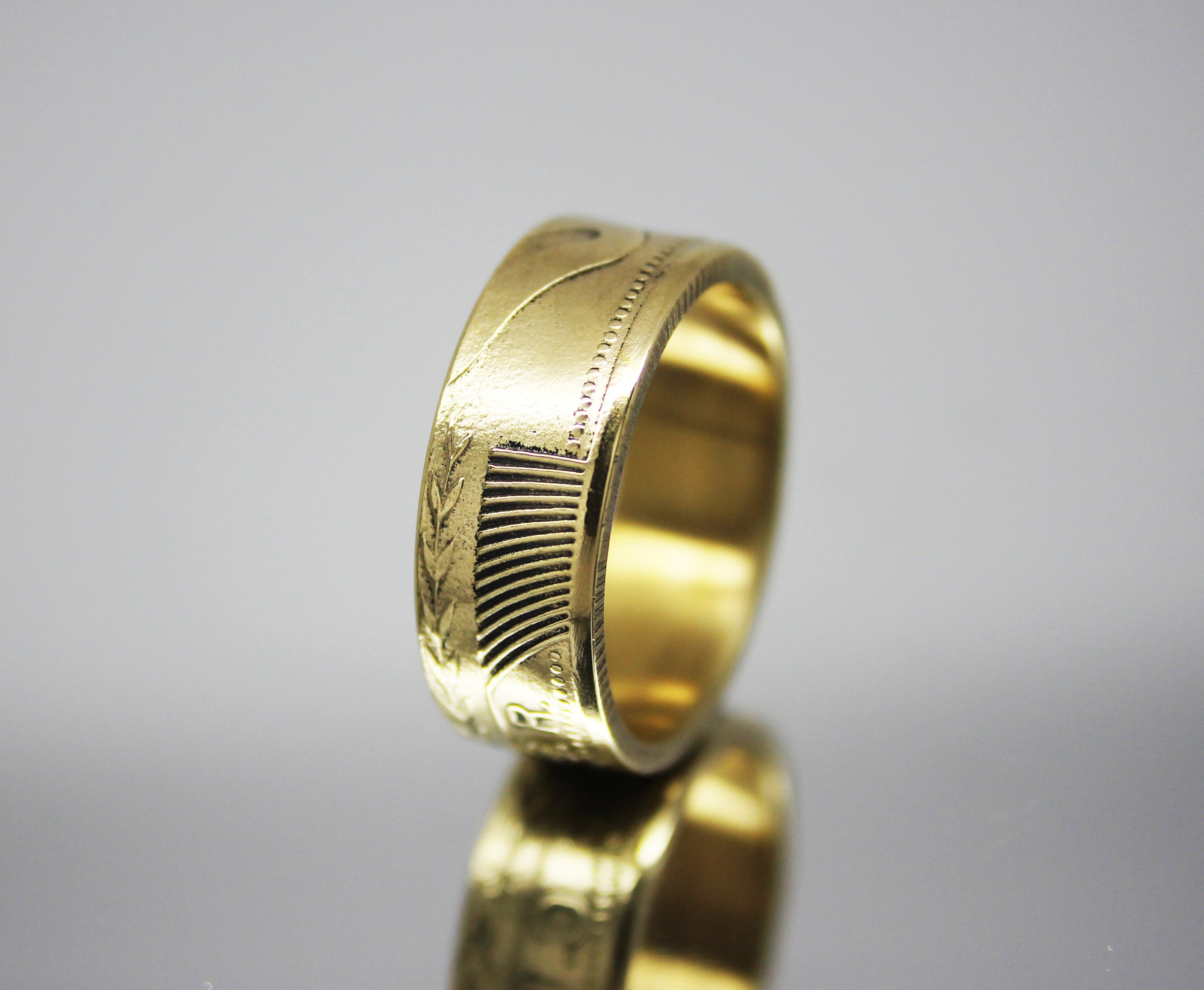 Costa Rica Coin Ring 100 Colon 2000 coin rings for men coin | Etsy