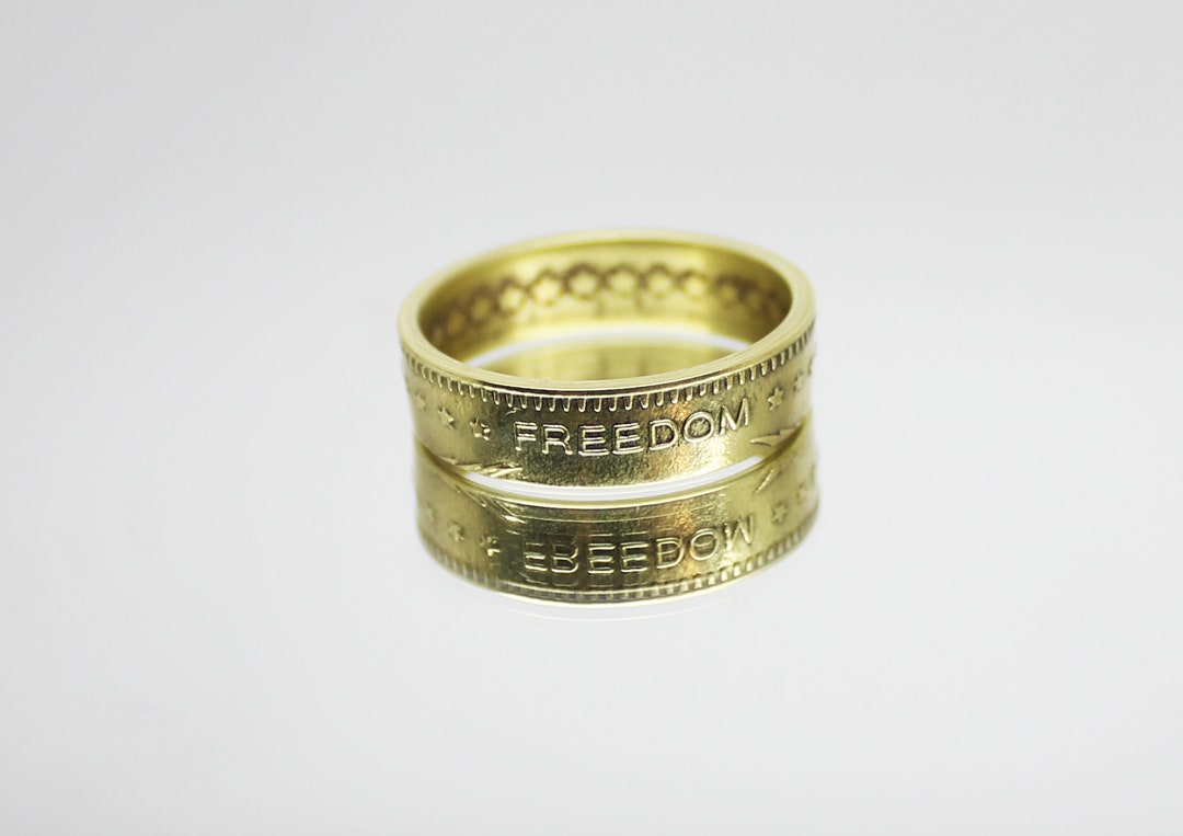 Coin Ring Game Token NO CASH VALUE Freedom Coin Ring for Men - Etsy
