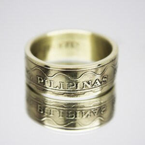 Philippines Coin Ring 5 Peso 1993-2020 Filipino Jewelry | Etsy