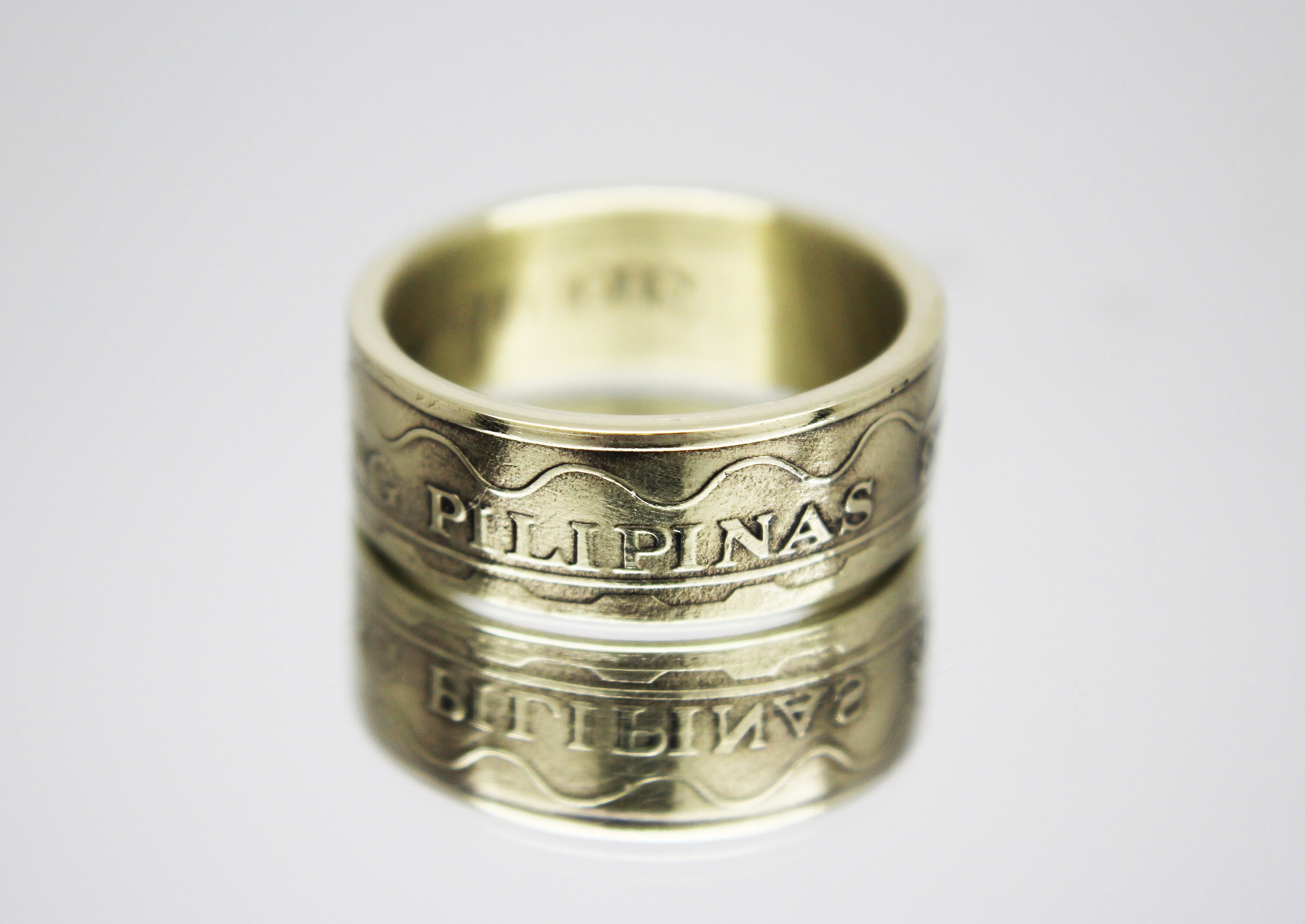 Philippines Coin Ring 5 Peso 1993-2020 Filipino Jewelry | Etsy