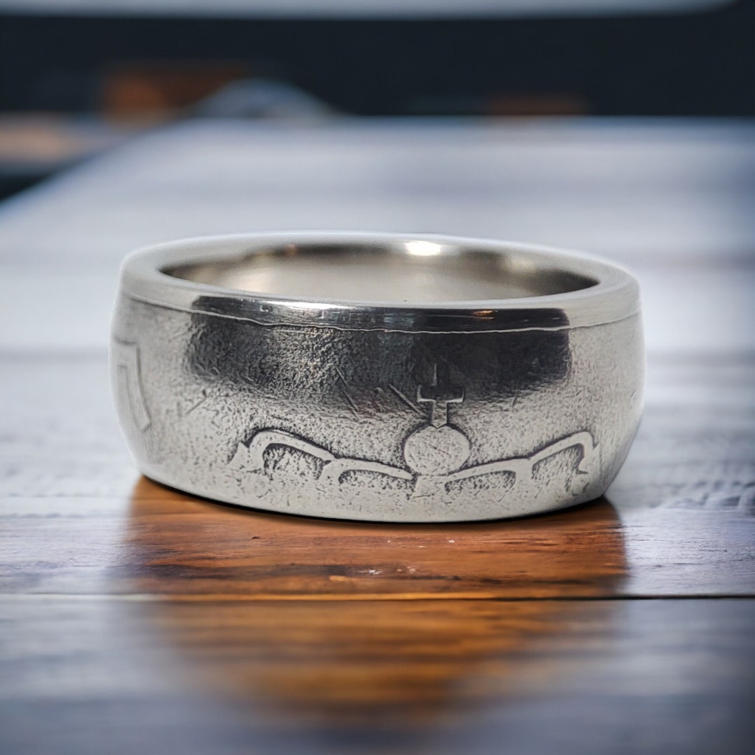 Norway Coin Ring 5 Krone 1963-1973, Coin Ring Man Norway, Man Ring ...