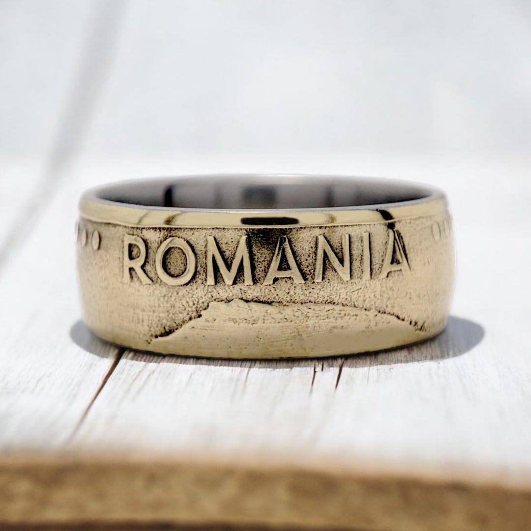 Ring Coin Romania, Romania Woman Ring, Romania Ring for Man, Man ...