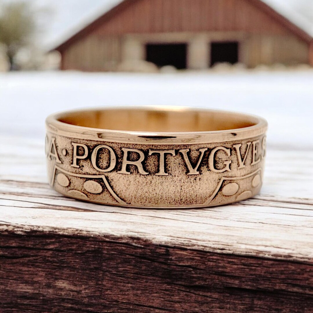 Portugese Coin Ring, Vintage Portugal Ring, Portugal Ring for Man ...