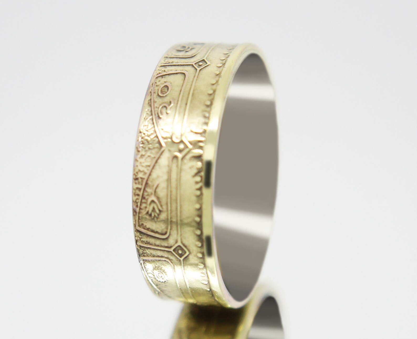 Nepal Coin Ring 1 Rupee 1994-1995, Coin Ring for Men, Womens Coin Ring ...