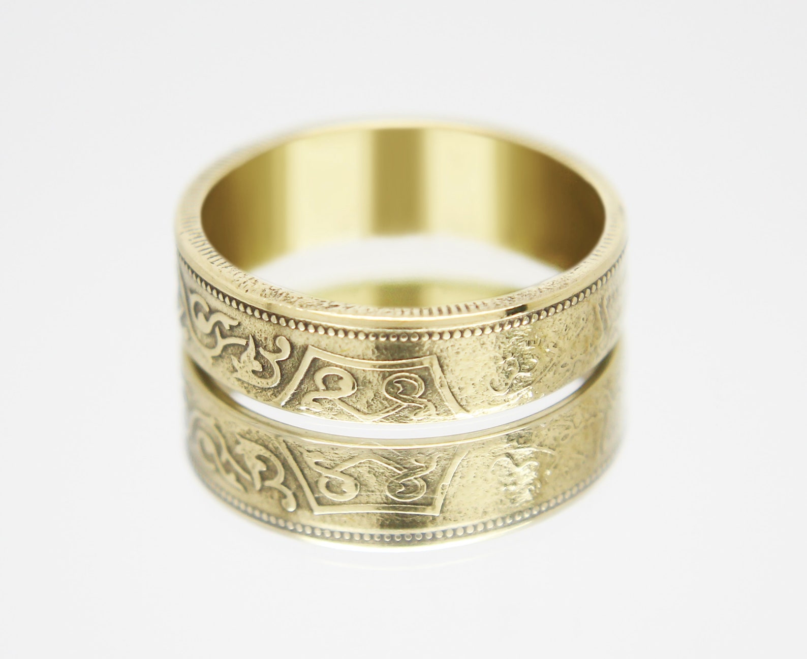 Arabic Coin Ring 10 Piastres 1962-1965, Coin Ring for Men, Womens Coin ...