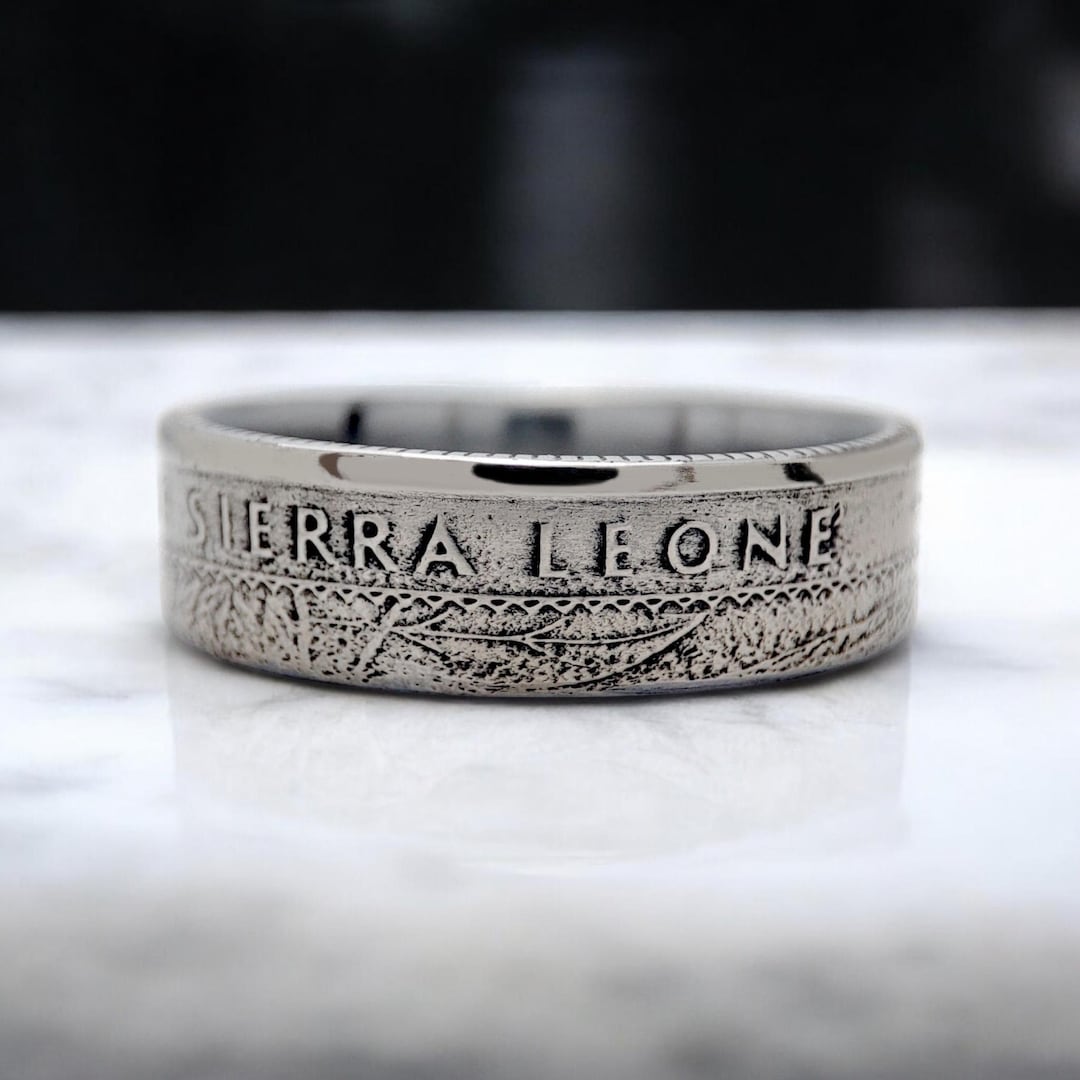 Sierra Leone Ring Man, Coin Ring Sierra Leone, Ring Coin Sierra Leone ...