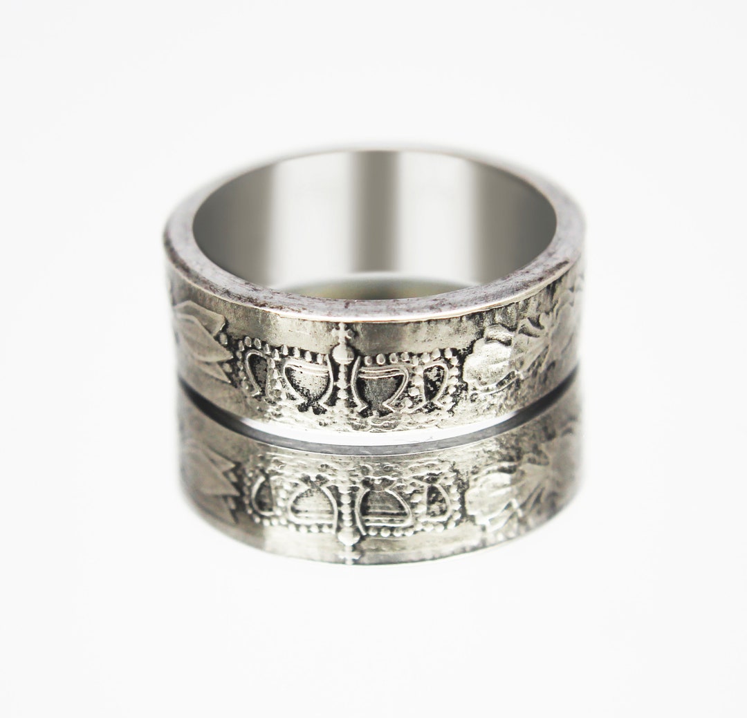 Romania Coin Ring 100 Lei 1943 Romanian Ring Coin Ring for Woman, Coin ...