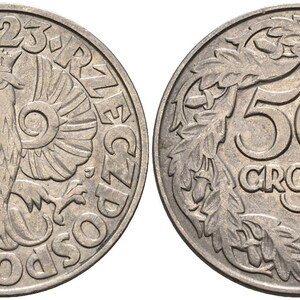Poland Coin Ring 50 Grosz 1923, Ring for Man Poland, Ring for Poland ...