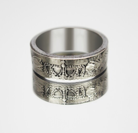 Romania Coin Ring 100 Lei 1943 Romanian Ring Coin Ring for - Etsy Canada