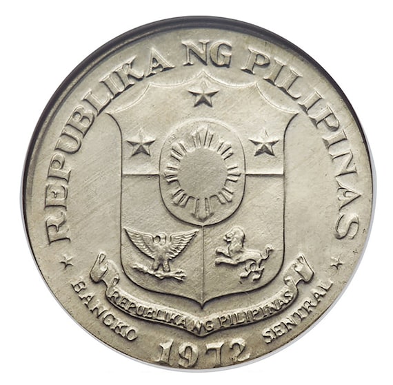 Philippine 1 Peso Coin 1972