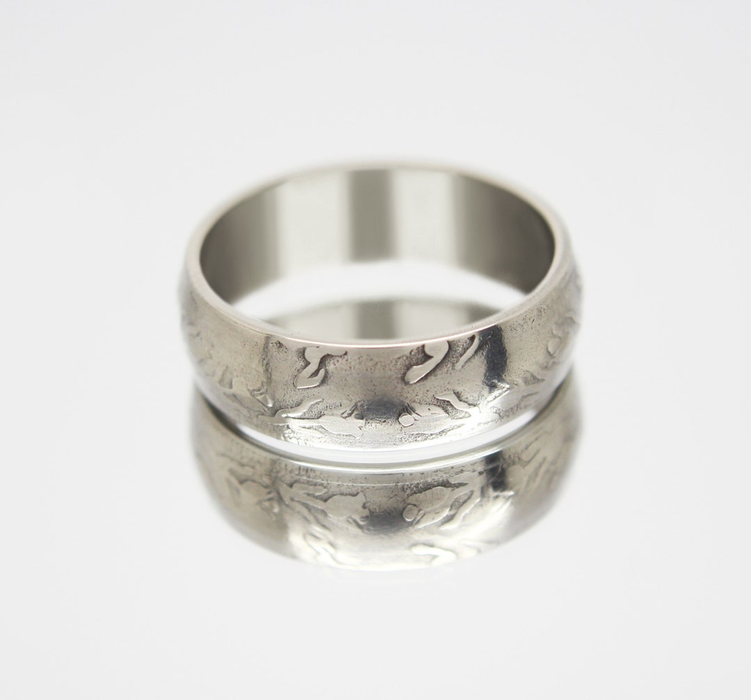 Arabic Coin Ring 5 Rials 1979-1988, Coin Ring for Men, Womens Coin Ring ...