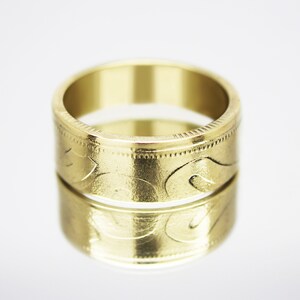 Costa Rica Coin Ring 100 Colon 2000, Coin Ring for Men, Womens Coin ...