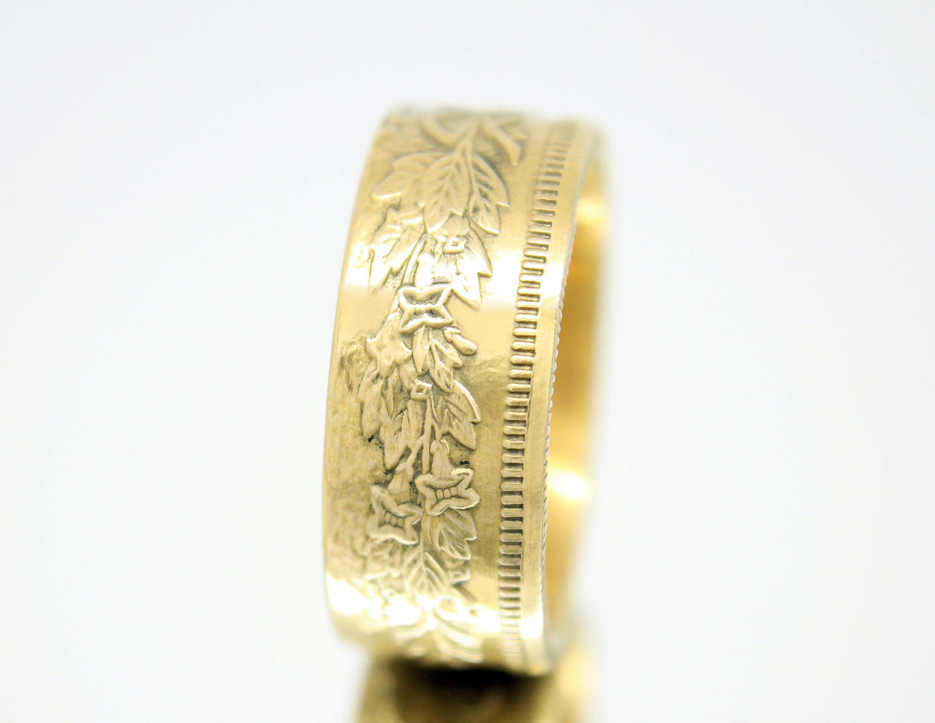 Gold Coin Ring Japan Coin Ring 20 Chon 1905-1906 replica 18k - Etsy