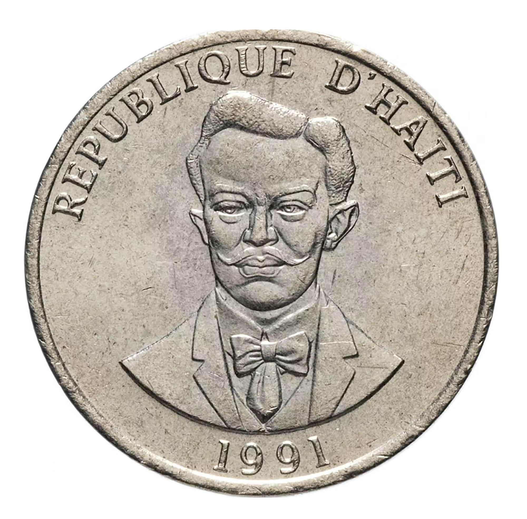 Haiti Coin Ring 20 Sentim 1995 Charlemagne Peralte, Coin Ring for Men ...