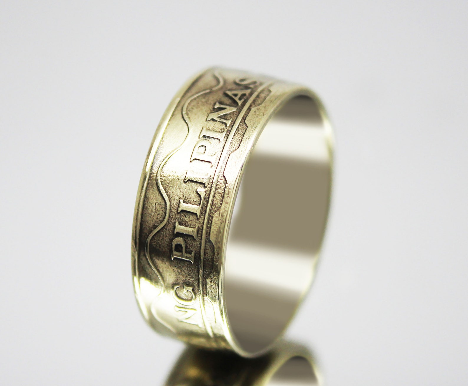 Philippines Coin Ring 5 Peso 1993-2020 Philippines Peso Ring Filipino ...