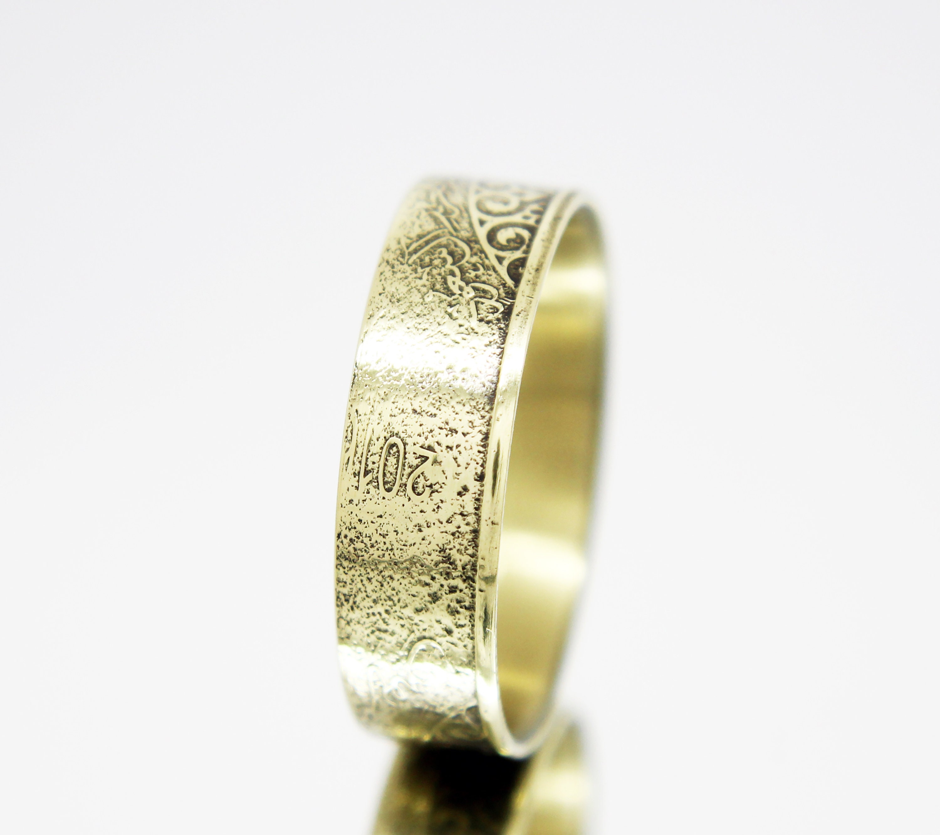 Saudi Arabia Coin Ring 50 Halals 2016 Coin Rings for Men Coin - Etsy