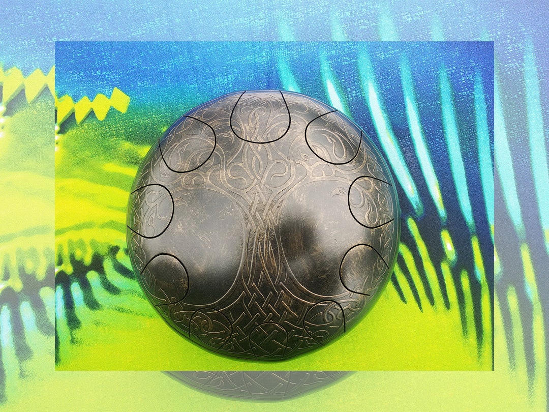 Magic Tree of Life Drum 12 Space Drum Lotus Drum Handpan - Etsy