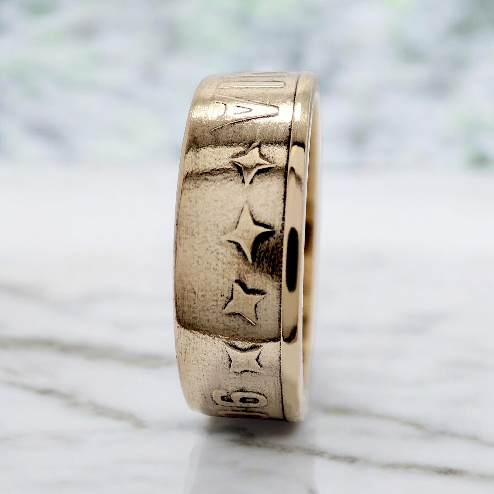 Romania Man Coin Ring, Man Romania Ring, Romania Ring, Ring Romania ...