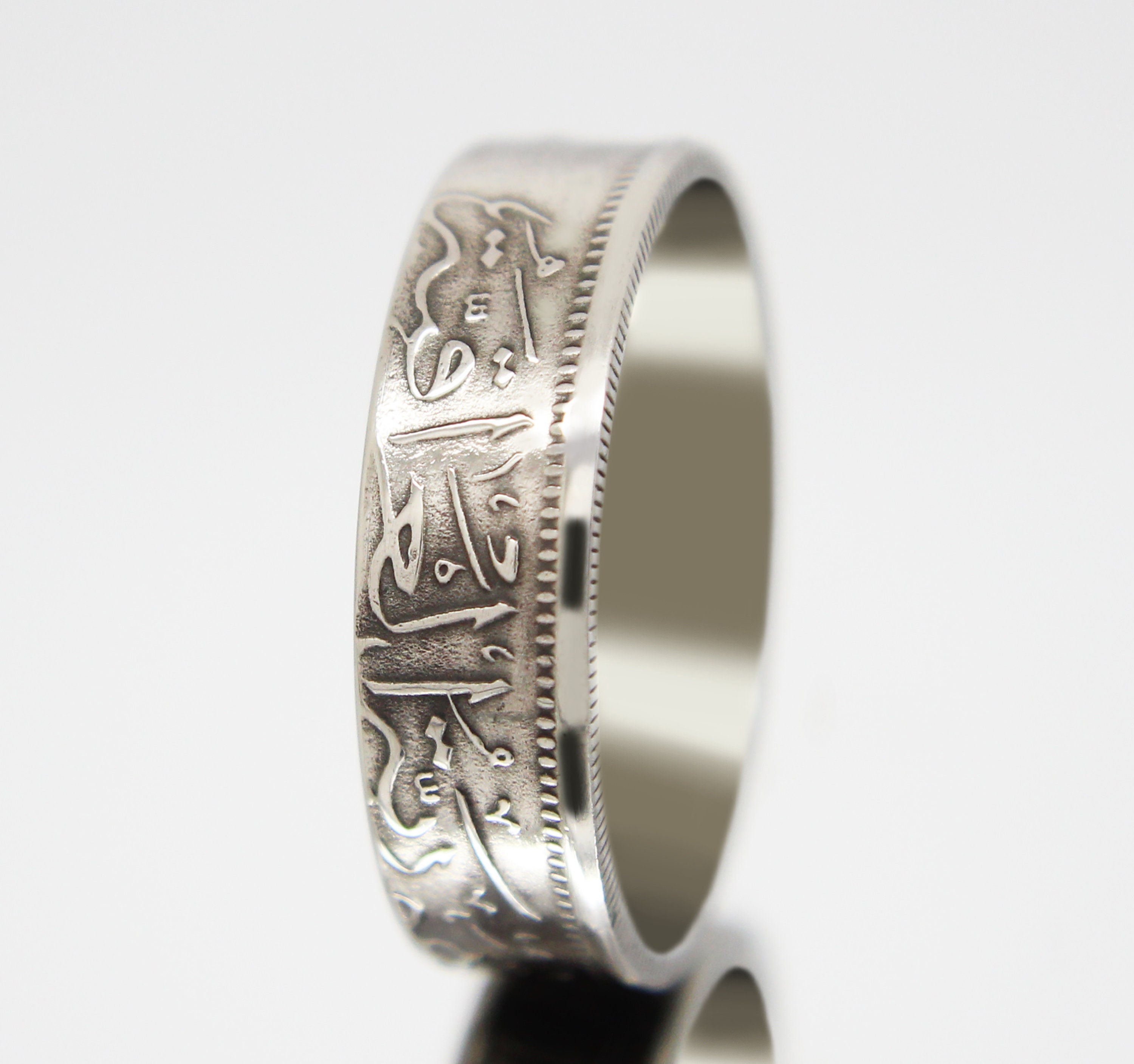 Arabic Coin Ring 100 Fils 1970-1979, Coin Ring for Men, Womens Coin ...