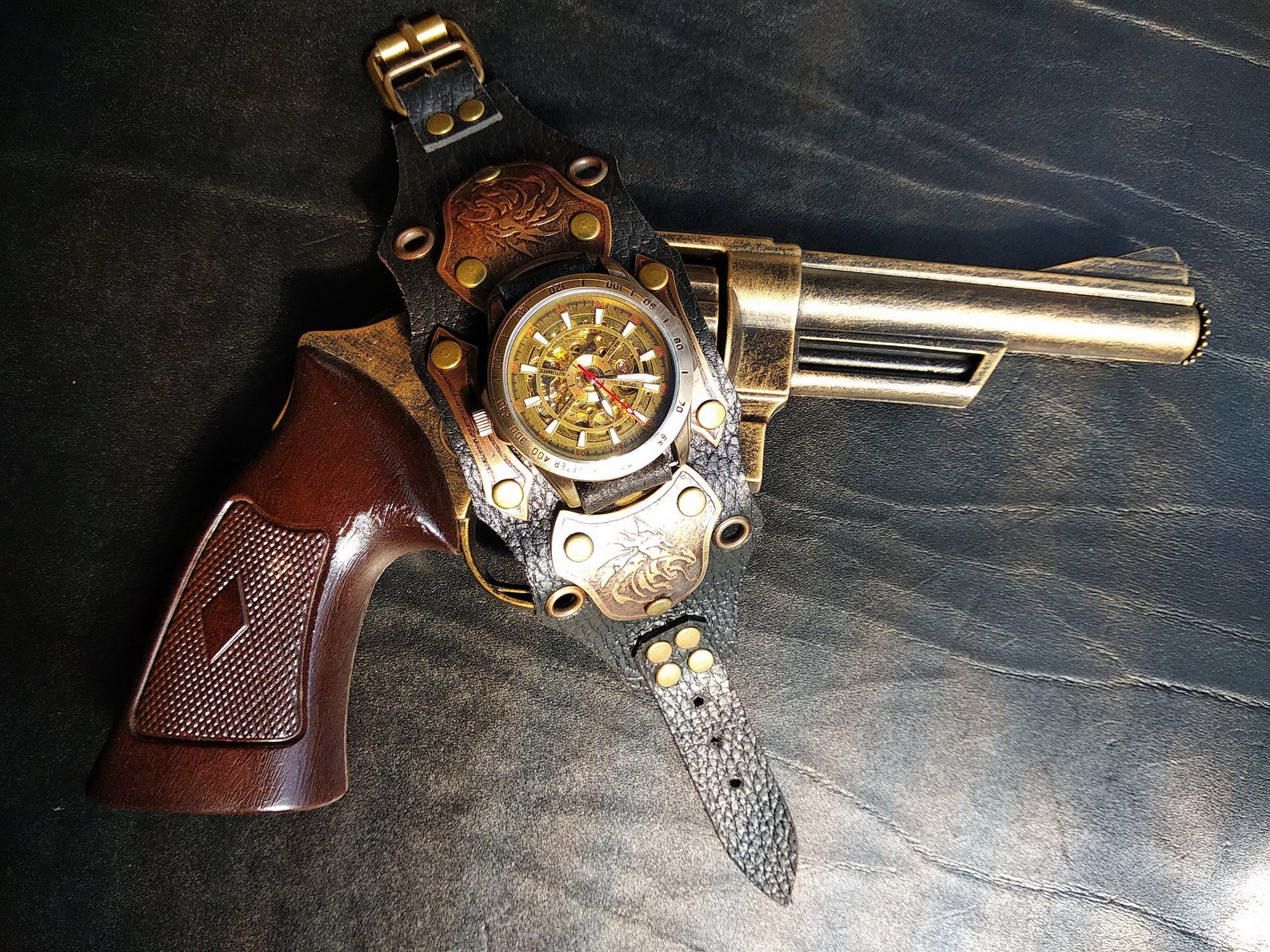 Mens Skeleton Watch Steampunk Clocks Handmade Clock Gothic - Etsy