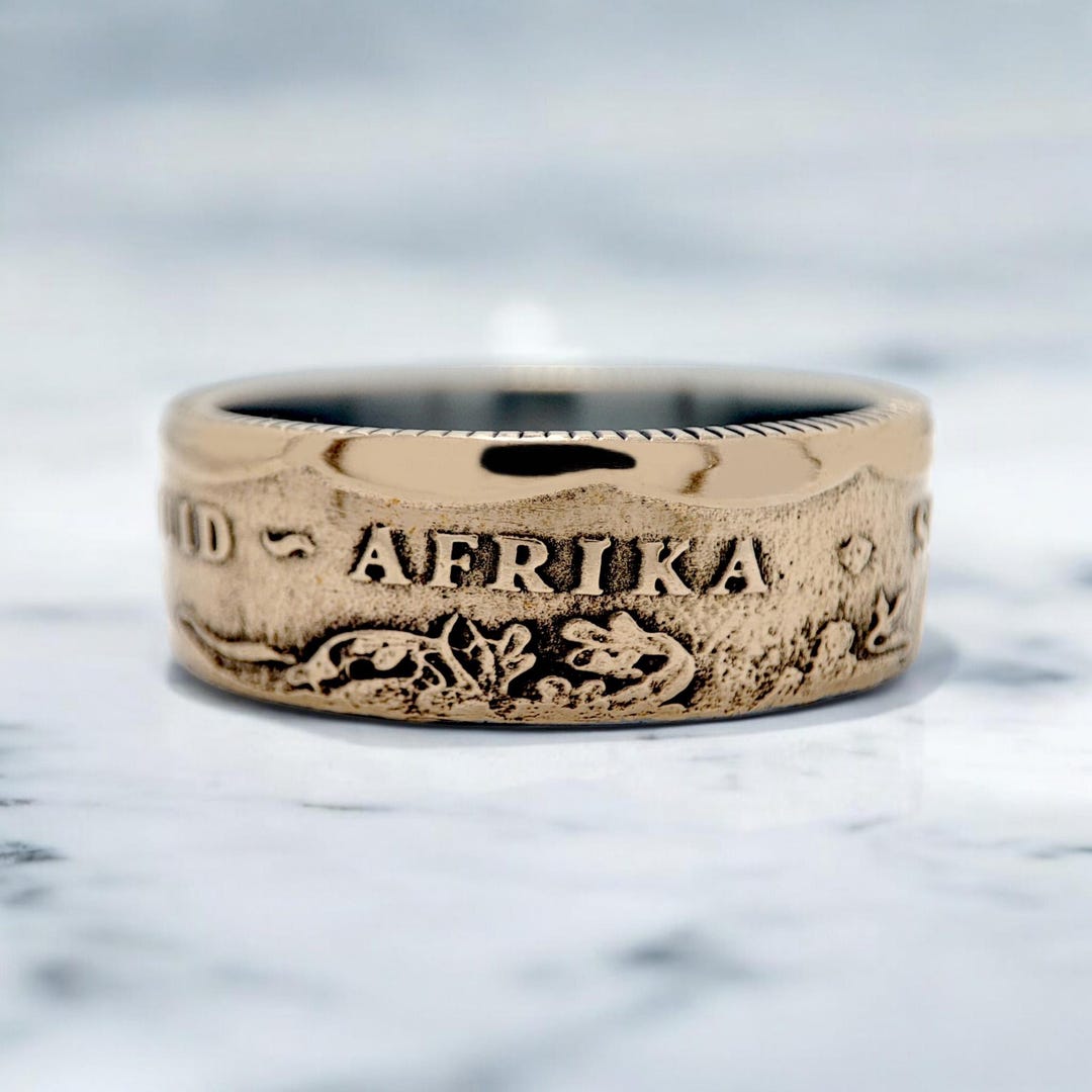 South Africa Coin Ring, South Africa Coin Ring Man, Man South Africa ...