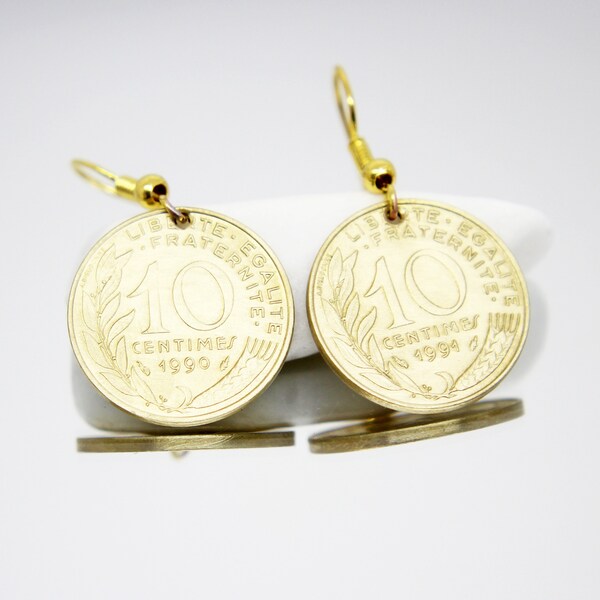 Coin Earrings - Etsy