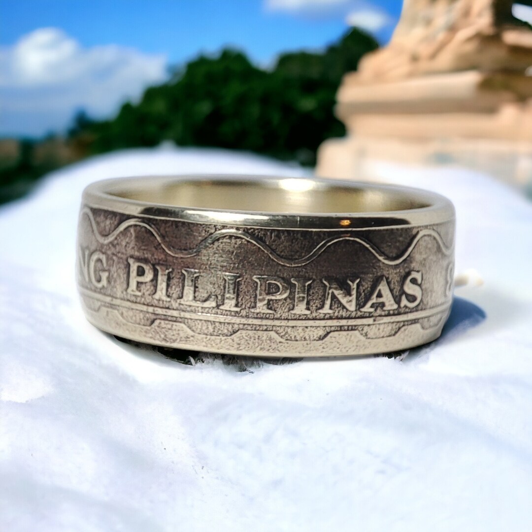 Philippines Coin Ring 5 Peso 1993-2020, Philippines Ring Man ...
