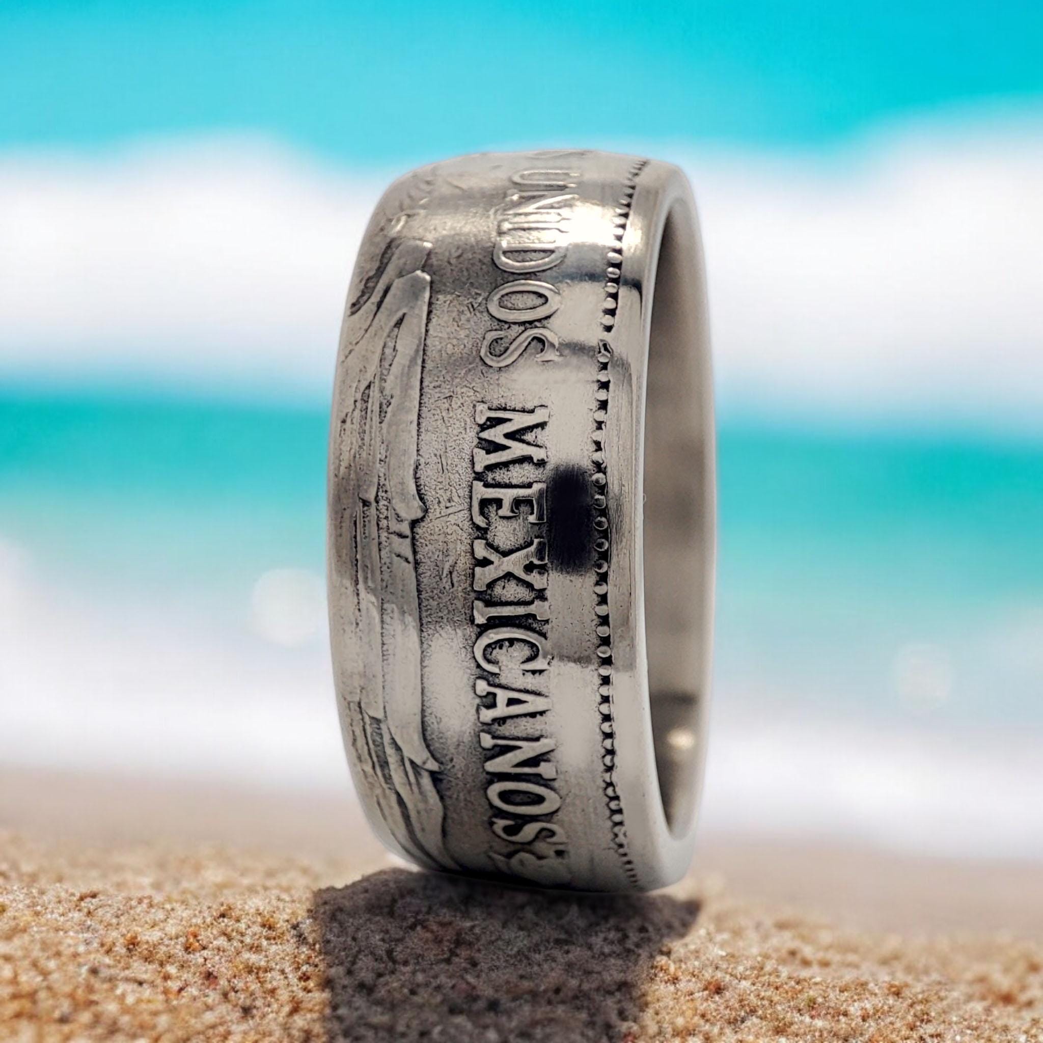 Mexican Coin Ring 500 Pesos 1987, Mexican Coin Ring, Mexicano Ring ...