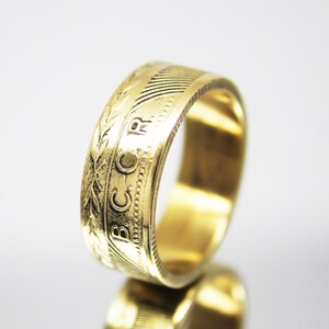 Costa Rica Coin Ring 100 Colon 2000, Coin Ring for Men, Womens Coin ...