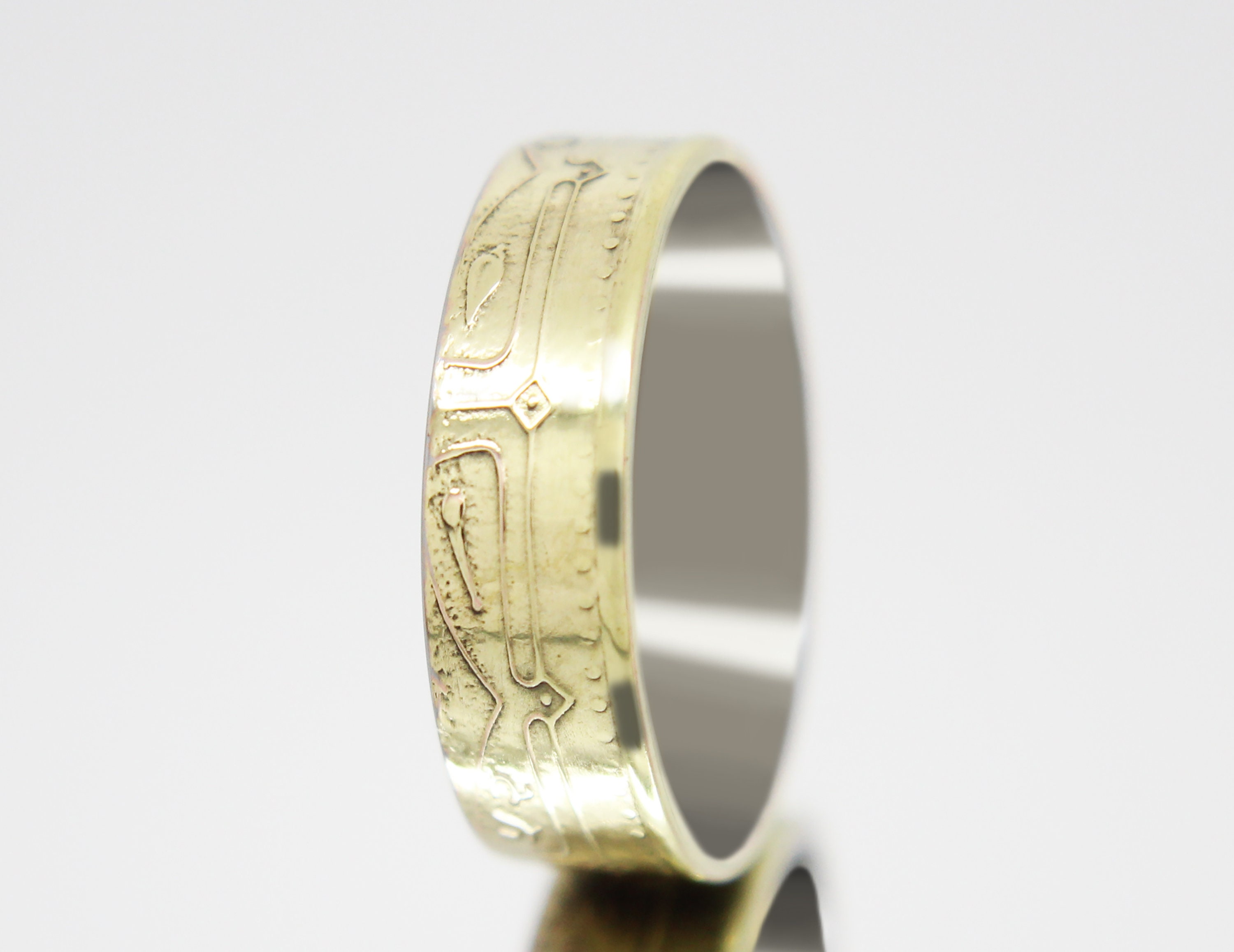 Nepal Coin Ring 1 Rupee 1994-1995, Coin Ring for Men, Womens Coin Ring ...