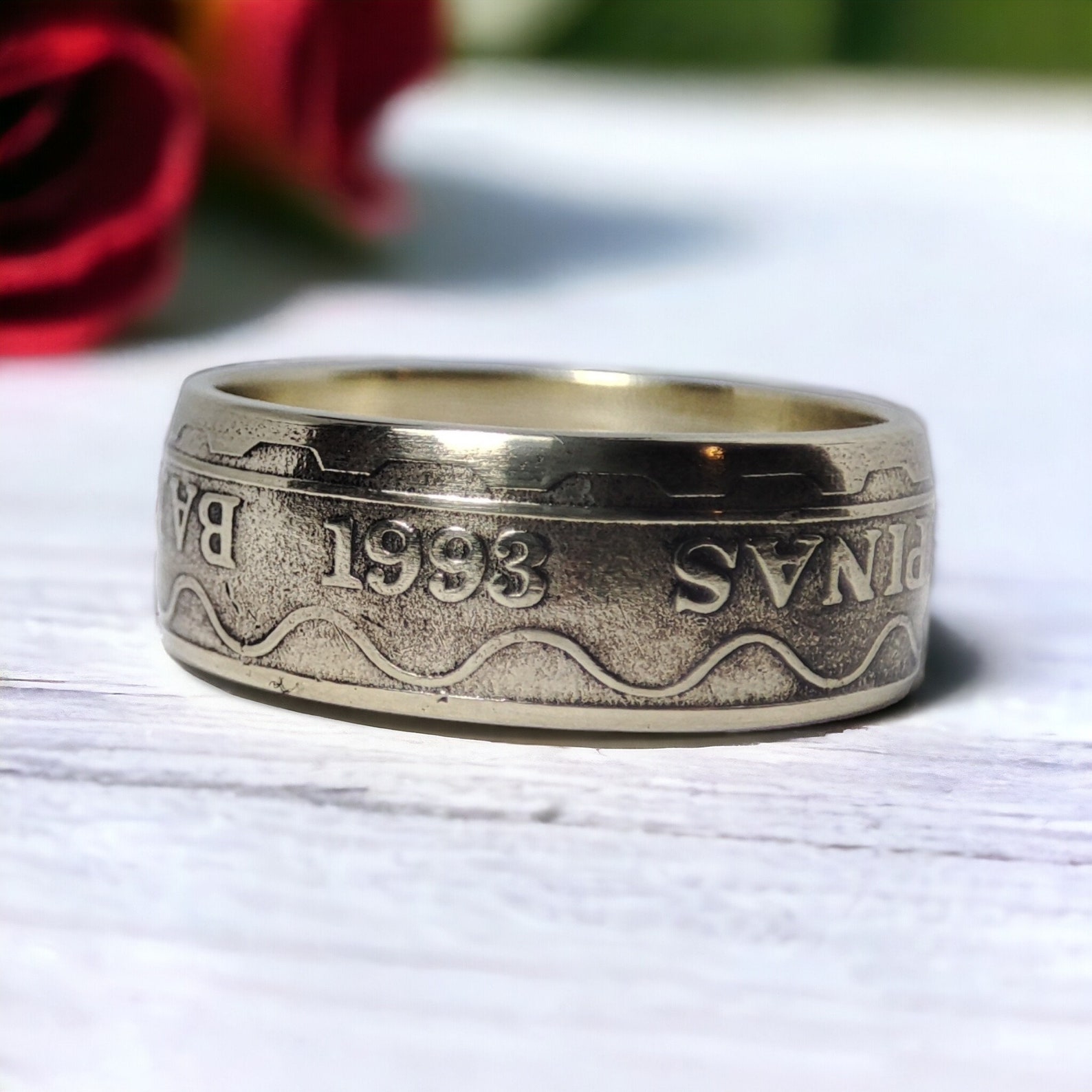Philippines Coin Ring 5 Peso 1993-2020, Philippines Ring Man ...