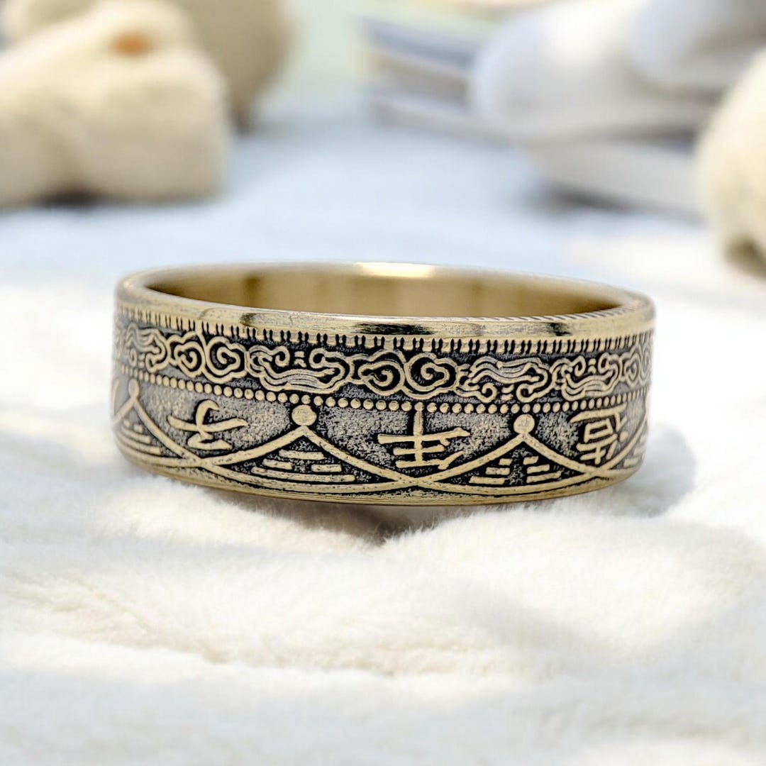 China Man Ring, Women Ring China, China Coin Ring, China Rings, Woman ...