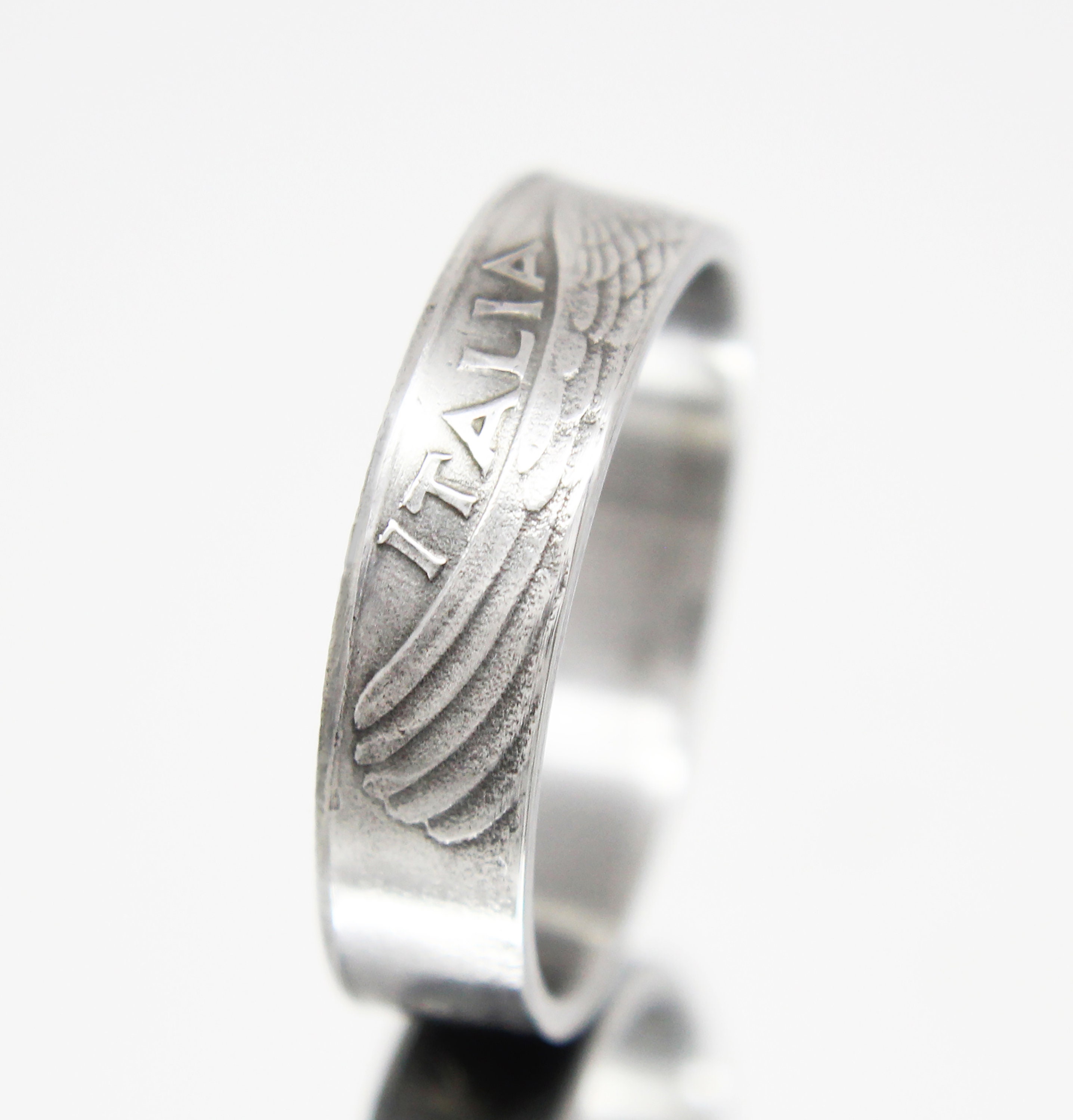 Italy Coin Ring 50 Centeimo 1939-1943 Coin Ring Italy Italian - Etsy