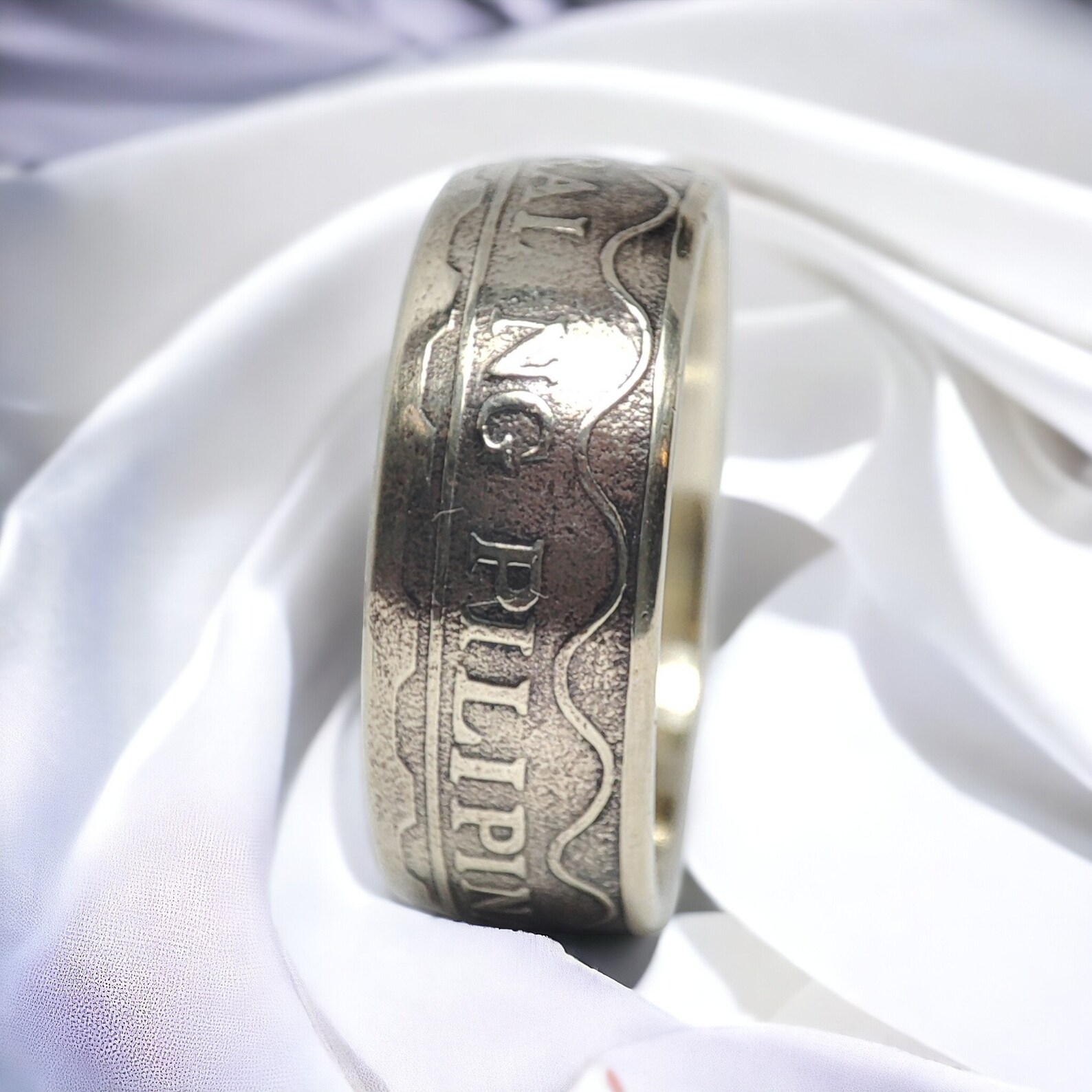 Philippines Coin Ring 5 Peso 1993-2020, Philippines Ring Man ...