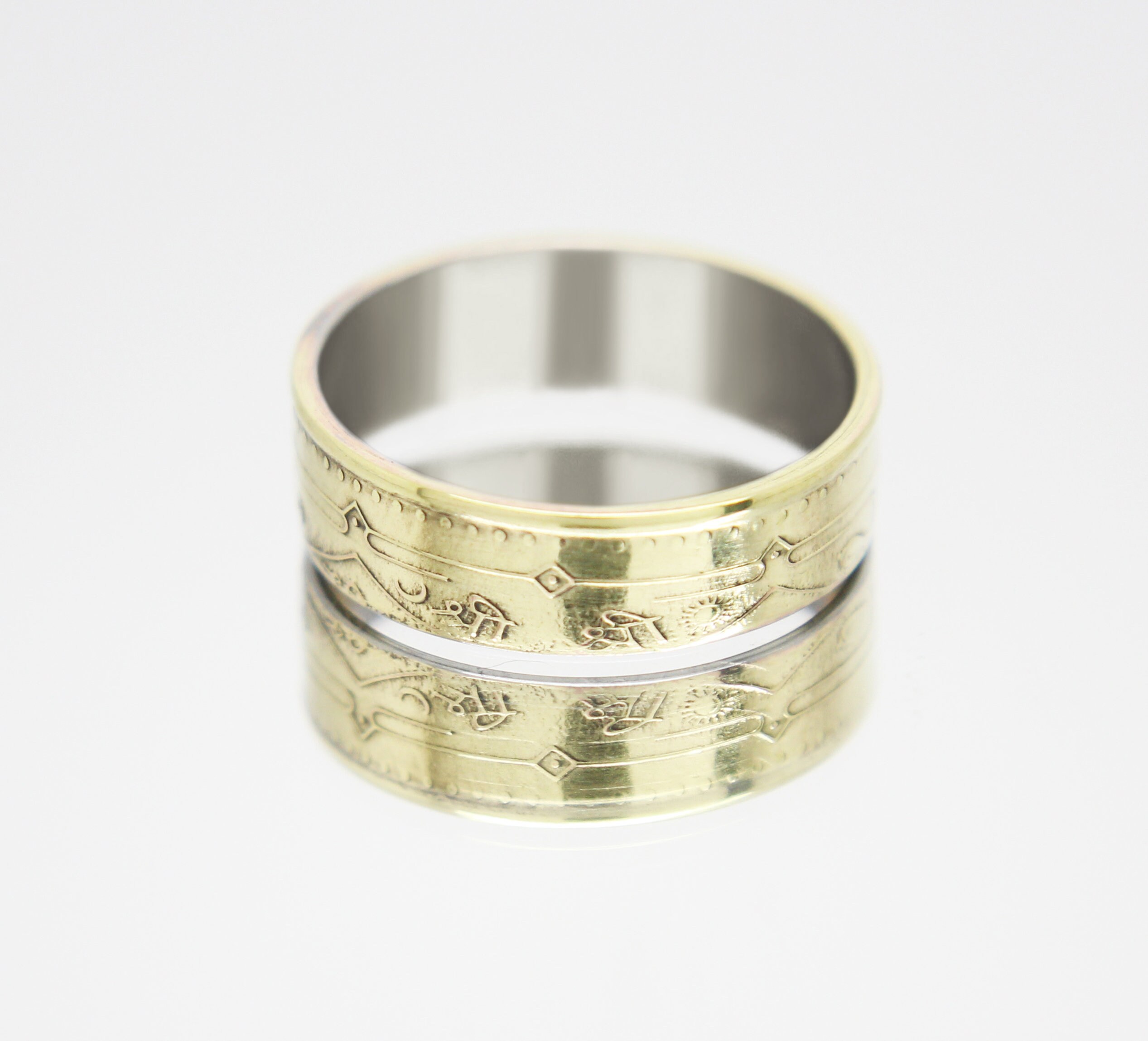 Nepal Coin Ring 1 Rupee 1994-1995, Coin Ring for Men, Womens Coin Ring ...