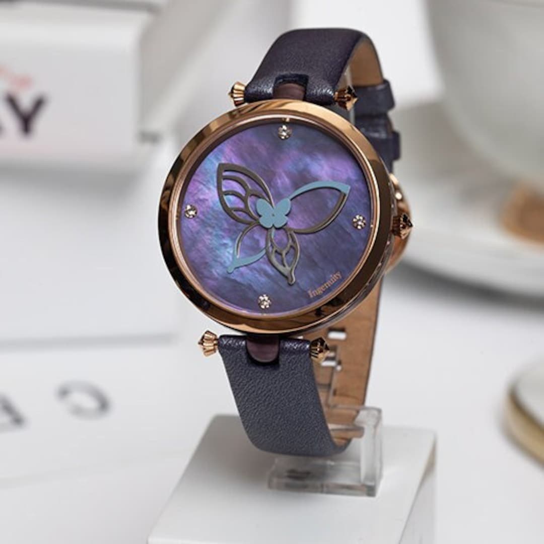 Purple Butterfly Lady Watch - A Symphony of Elegance. Discover the ...