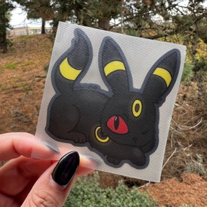 Umbreon Pokemon Vinyl Sticker - Etsy
