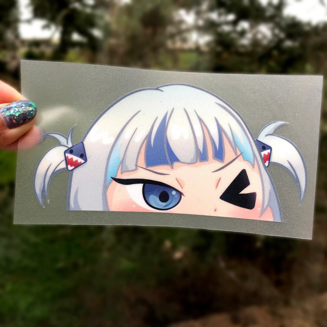 Gawr Gura Hololive Decal - Etsy