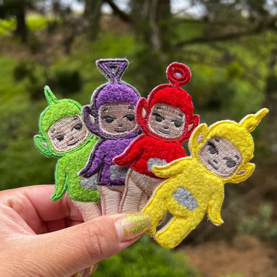 Teletubby Embroidered Patch Sonny Angel Nostalgia Set of FOUR - Etsy