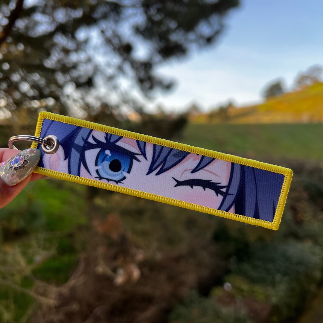 Anime Eyes Hololive Jet Tag Keychain - Etsy
