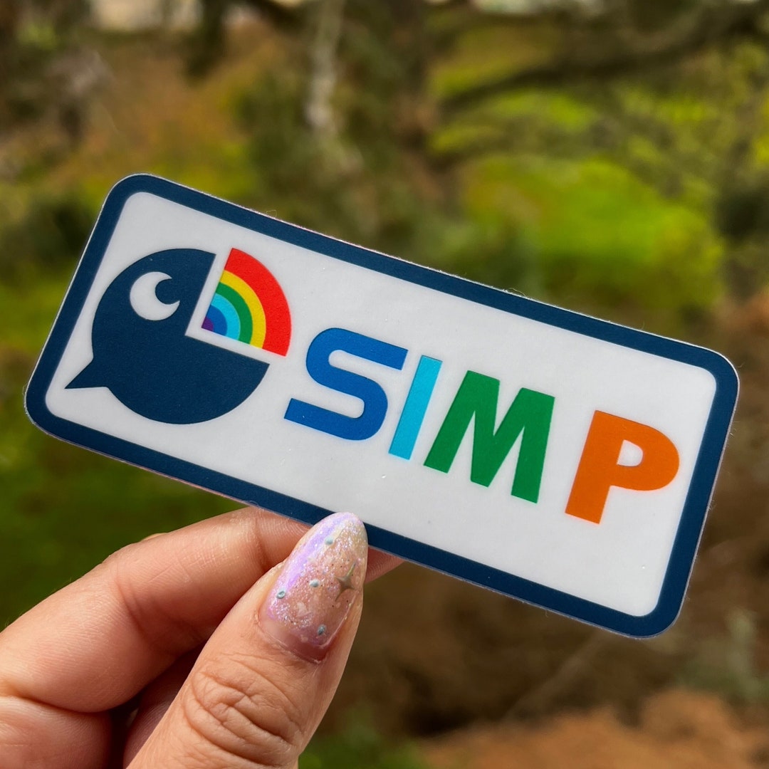 SIMP Vinyl Sticker - Etsy