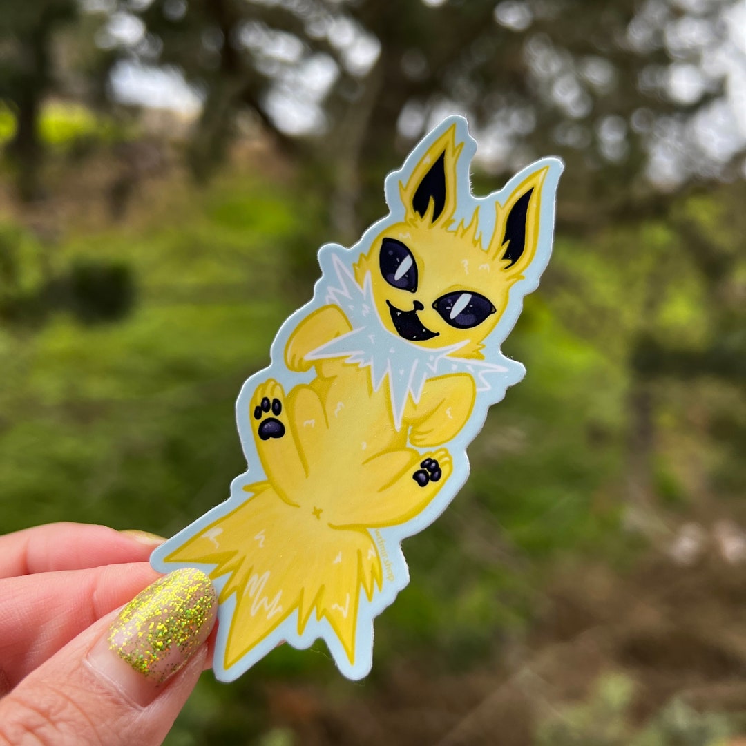 Jolteon Pokemon Vinyl Sticker - Etsy