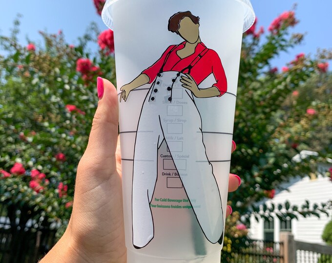 Harry Styles Signature & Fine Line Cup With Optional Name - Etsy
