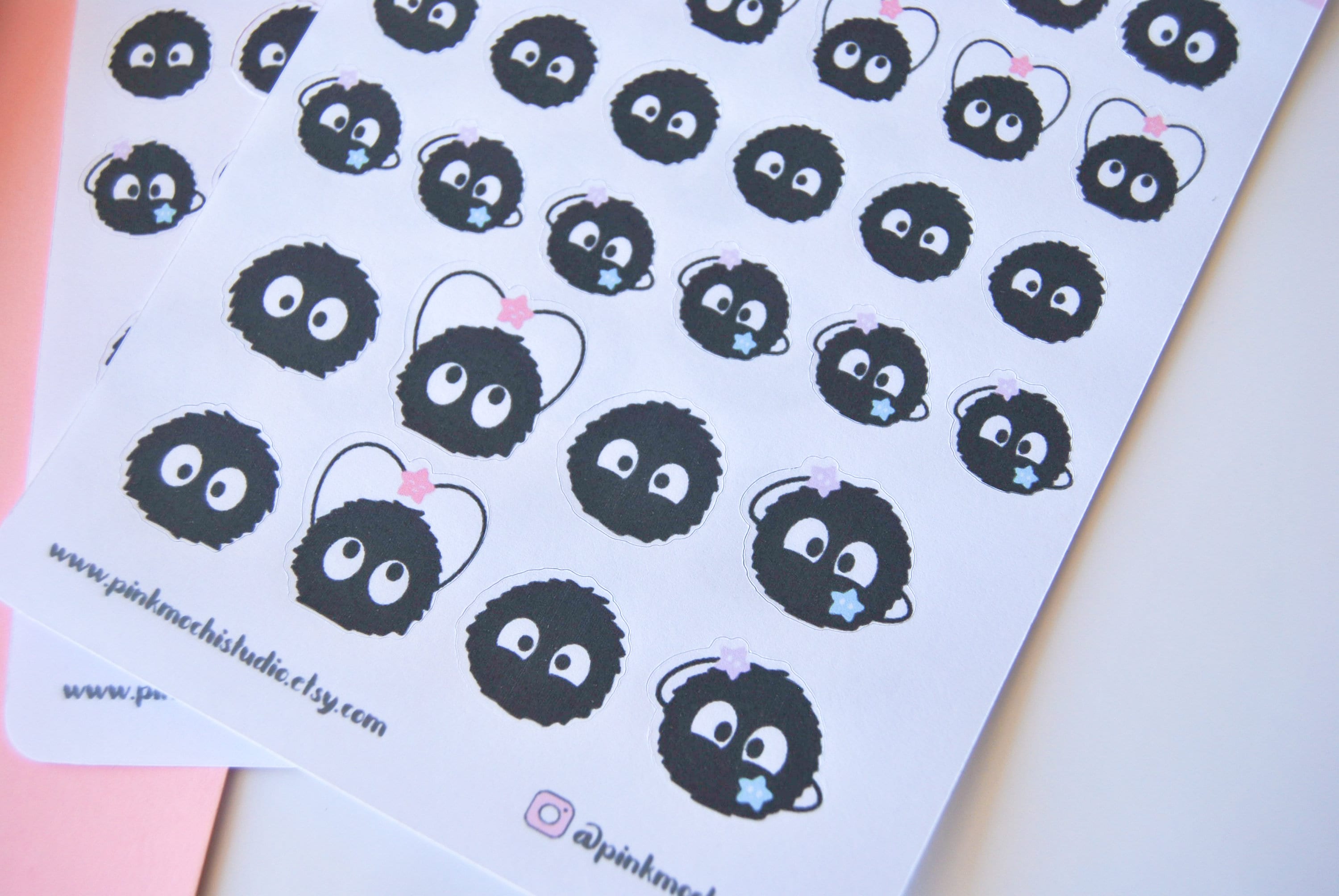Soot Sprites Planner Stickers Anime Kawaii Planner - Etsy