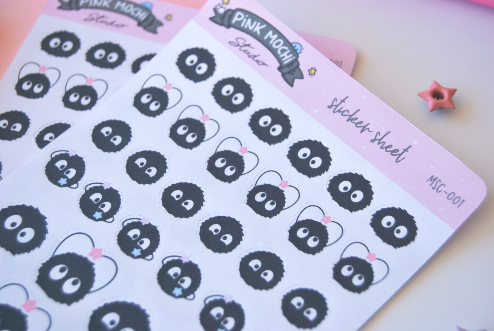 Soot Sprites Planner Stickers Anime Kawaii Planner | Etsy